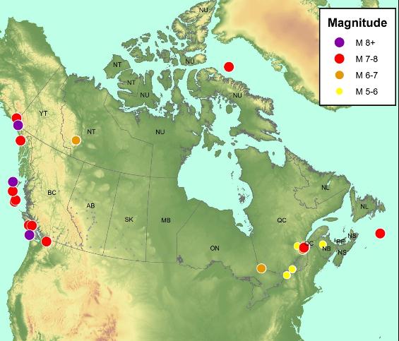 Study cautions that Canada not prepared for a major earthquake, both ...
