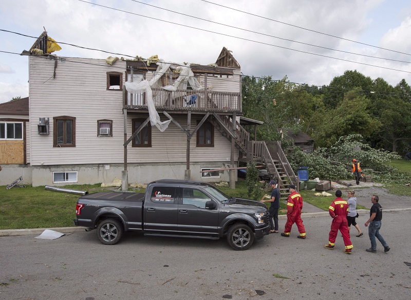 Authorities confirm tornado hit Quebec town as cleanup operations continue