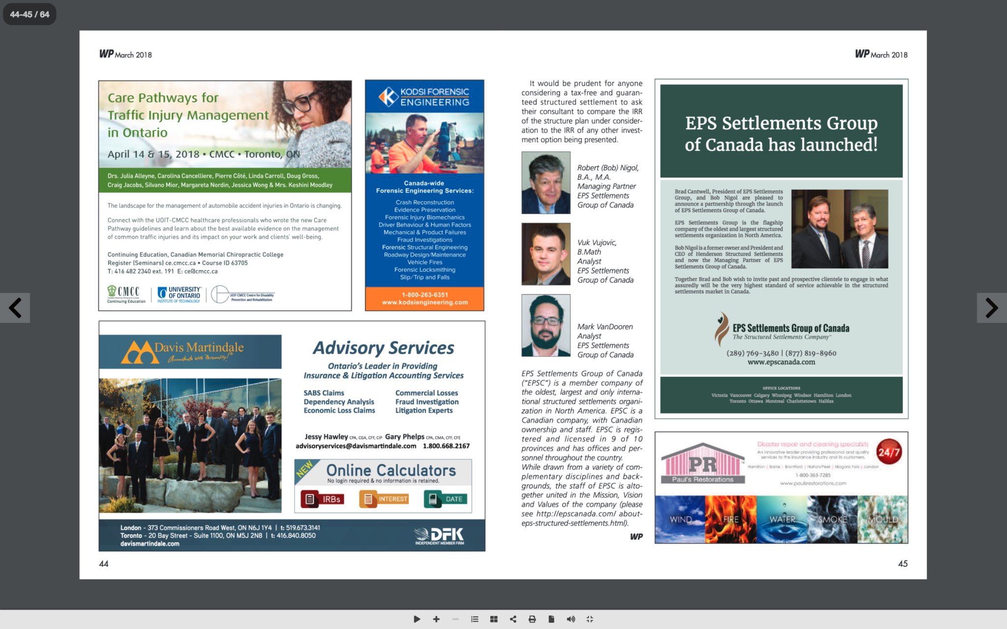 WP Magazine Sample DPS - Canadian Underwriter